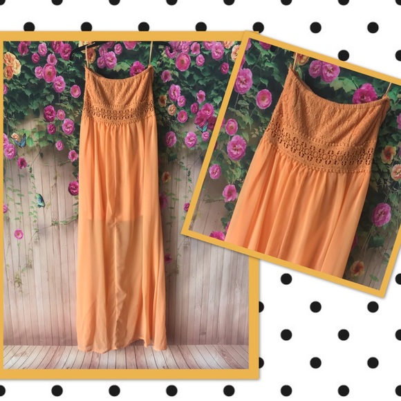Ya Los Angeles | Dresses | Price Drop Strapless Maxi Dress | Poshmark